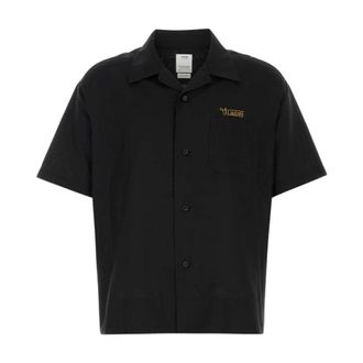 Visvim Homme, Chemises, Noir, Taille: M Silk Short Sleeve Shirt