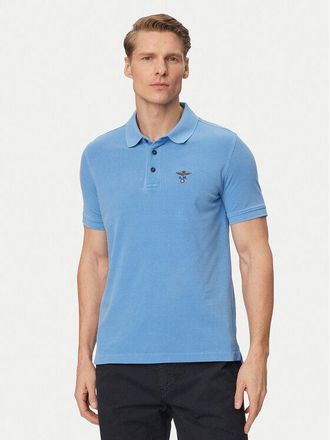 Aeronautica Aeronautica Militare Poloshirt 261PO1925UP00406 Himmelblau Regular Fit