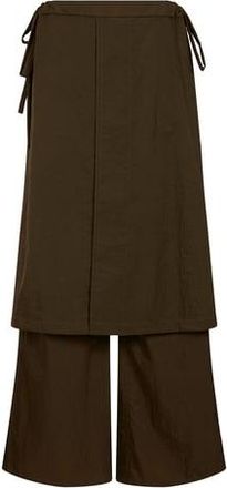 Sean Suen Pantalon large avec surcouche jupe