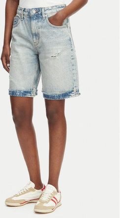 Tommy Jeans Bermudahose Mia DW0DW22686 Blau Relaxed Fit