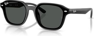 Ray-Ban Rb4458d, Lunettes de Soleil Mixte, Noir/Gris fonc&eacute;, 65 mm