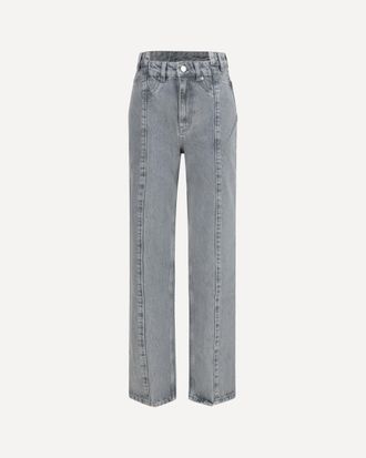 Ganni Rigid denim cuffed Jeans Female 28