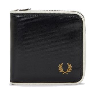 Fred Perry unisex, Accessoires, Noir, Taille: ONE Size Portefeuille zippé
