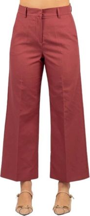 Max Mara Femme, Pantalons, Rouge, Taille: 36 FR Pantalone Zircone