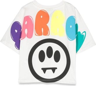 Barrow Cropped Cotton T-Shirt - Ivory