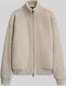 HUGO BOSS Regular Fit Teddyjacke mit Zweiwege Rei&szlig;verschluss