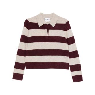 Kujten Royce Polo Pullover - - Knitwear - Damen - Mehrfarbig - M/L