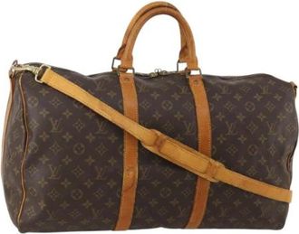 Louis Vuitton Pre-owned Keepall Bandouli&egrave;re 50 - Femme - Pre-owned - Brun - Taille: ONE Size
