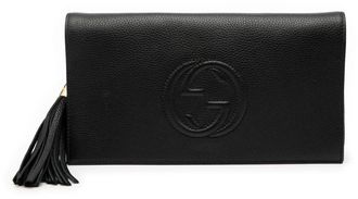 Gucci Clutches - Leather Soho Disco Clutch - Gr. unisize - in Schwarz - f&uuml;r Damen