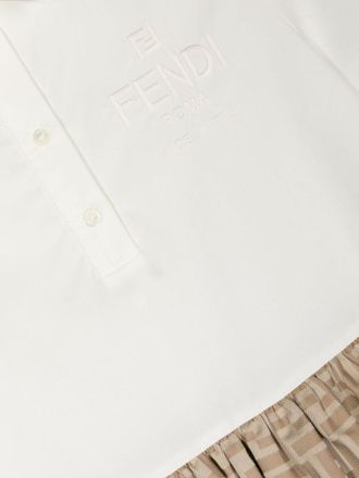 Fendi Ff Whispered Dress - Multicolor