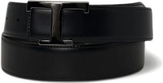 Tod's T Timeless Reversible Belt In Leather