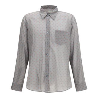 Dries Van Noten Chemise &agrave; manches longues - Homme - Chemises - Gris - Taille: L