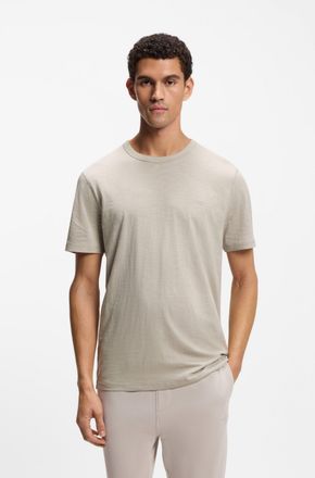 Boss Orange by Hugo Boss T-Shirt BOSS ORANGE Tegood, Herren, Gr. 4XL, open grau070, Single Jersey, Obermaterial: 100% Baumwolle, regular fit normal, Rundhals, eingesetzt einge