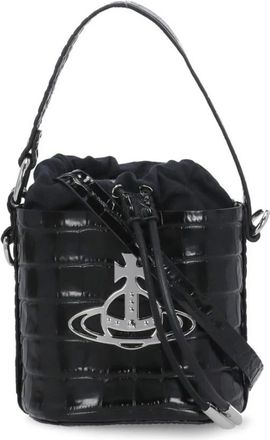 Vivienne Westwood Femme, Sacs, Noir, Taille: ONE Size Sac Seau &agrave; Cordon Daisy