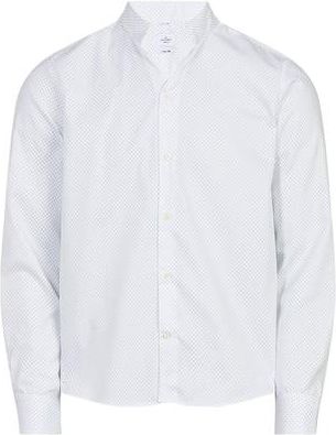 Au Printemps Paris Chemise cintr&eacute;e &agrave; motif en coton