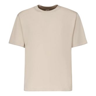 Eleventy Homme, Tops, Beige, Taille: 4XL T-shirts et Polos Beige Manches Courtes