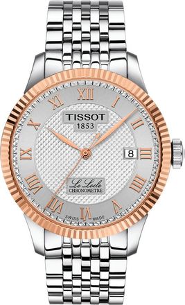 Tissot LE LOCLE Goldl&uuml;nette 39.3mm, Chronometer, Automatik 80 Stunden Gangreserve Herrenuhr T932.408.41.033.00