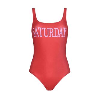 Alberta Ferretti J0111 Badeanzug - - Tops - Damen - Rot - XL