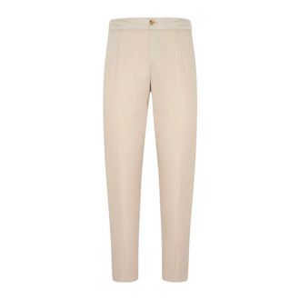 Kiton Beige Baumwoll-Jogginghosen - - Trousers - Herren - Beige - 3XL