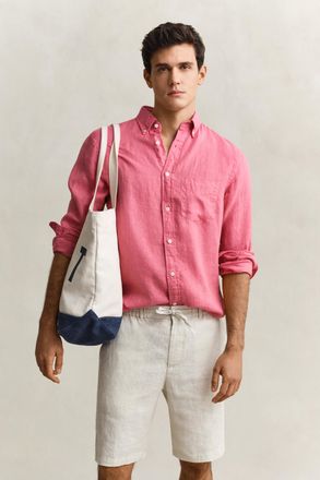 GANT Herren Leinenhemd (XXXL) ROSE Rosa
