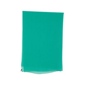 Max Mara Green Silk Scarf