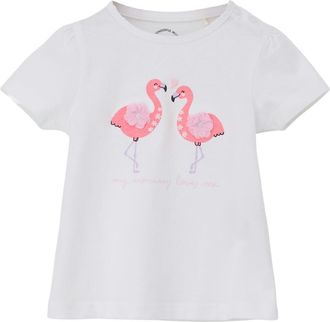 s.Oliver Mädchen 2142939 T-Shirt, weiß, 68