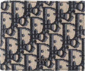 Dior Portemonnaie - Christian Dior Trotter Monogram Wallet - Gr. unisize - in Schwarz - f&uuml;r Damen