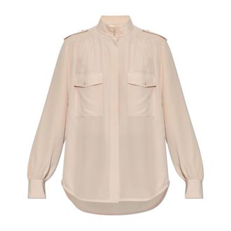 Chlo&eacute; Seidenhemd - - Blouses & Shirts - Damen - Rosa - S