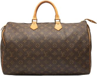 Louis Vuitton Crossbody Bags - Monogram Speedy 40 - Gr. unisize - in Braun - f&uuml;r Damen