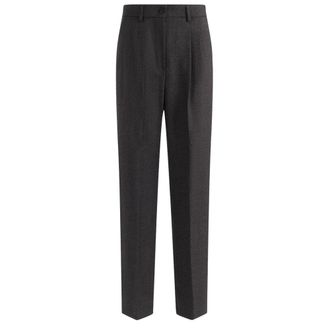 Max Mara Wkistadio Pantalon Droit - Femme - Pantalons - Gris - Taille: 36 FR