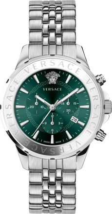 Versace Chronograph Uhr - - Accessories - Herren - Grau - ONE SIZE