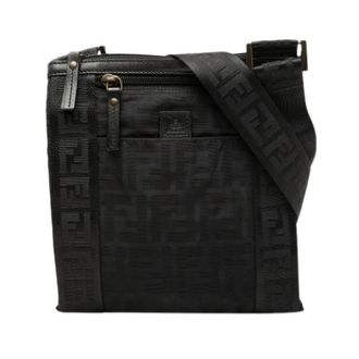 Fendi Pre-owned Canvas Crossbody Bag - - Pre-owned - Damen - Schwarzk - ONE SIZE