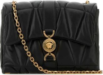 Versace Femme, Sacs, Noir, Taille: ONE Size Shoulder Lamb Leather