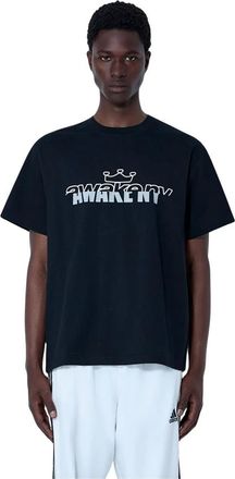 Awake NY Homme, Tops, Noir, Taille: XL T-Chemises