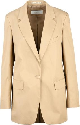 Dries Van Noten Femme, Vestes, Beige, Taille: 42 FR Blanchets Jacket
