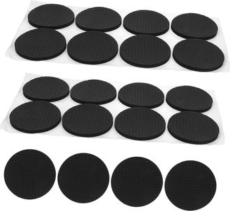 Lurrose 20stücke Runde Bodenschoner Für Stuhlfüße Selbstklebende Möbelpolster rutschfeste Schonermatten Für Hartholzböden Kleine Stuhlbeinpolster Bodenschutz 