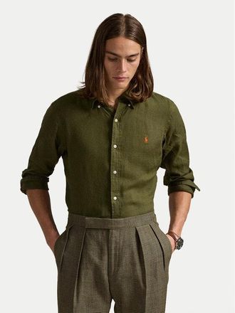 Polo Ralph Lauren Hemd 710968915006 Khakifarben Slim Fit