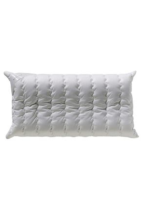 Billerbeck Nackenkissen, Weiß, Textil, Füllung: Viskoelastischer Kern, 40x80 cm, strapazierfähig, stützt Kopf, Nacken und Wirbelsäule, Tasche, Schlaftextilien, K