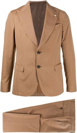 Manuel Ritz Homme, Costumes, Beige, Taille: XL 24 Abito Biscotto Rever Lancia+gilet