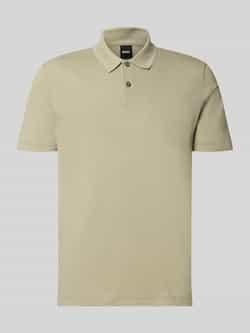 HUGO BOSS Regular Fit Poloshirt aus Baumwoll-Mix Modell PARLAY 240