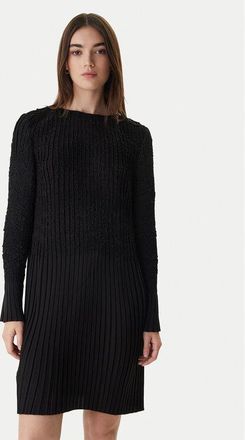 HUGO BOSS Coctailkleid Doppar 50552949 Schwarz Regular Fit