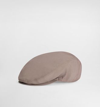 Dolce & Gabbana Wool Poplin Flat Cap - Mann H&uuml;te Und Handschuhe Brown 58