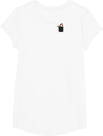 Disney Mulan Mushu And Cri-Kee Pocket T-Shirt