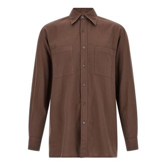 Cellar Door Paul Shirt - - Shirts - Herren - Braun - XL