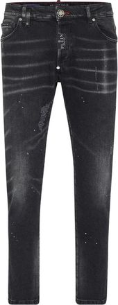 Philipp Plein Homme, Jeans, Noir, Taille: W36 Pantalon Skinny en Denim