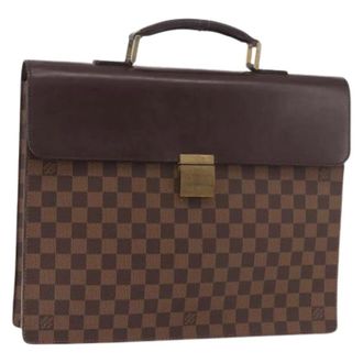 Louis Vuitton Pre-owned Vintage Damier Ebene Briefcase - - Pre-owned - Damen - Braun - ONE SIZE