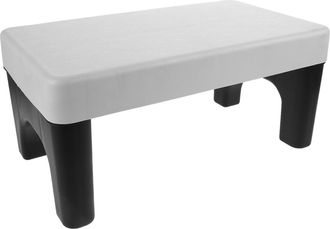 Aboofan Toilettenhocker f&uuml;r Robustem Kunststoff Rutschfester Badezimmer Tritthocker Verst&auml;rkter Toiletten Fu&szlig;hocker Ergonomischer Klohocker f&uuml;r Bequemes und S