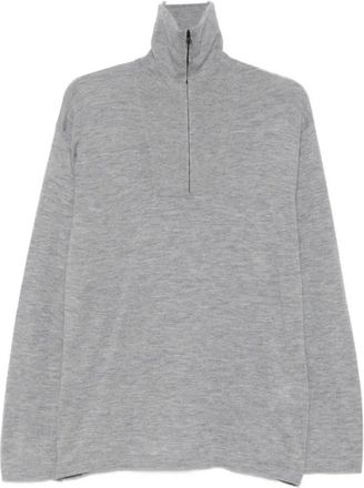 Lisa Yang Herren, Strickwaren, Grau, LGr&ouml;&szlig;e