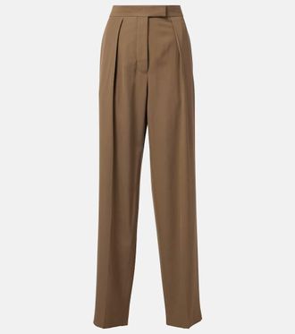 Ferragamo Gerade High-Rise-Hose