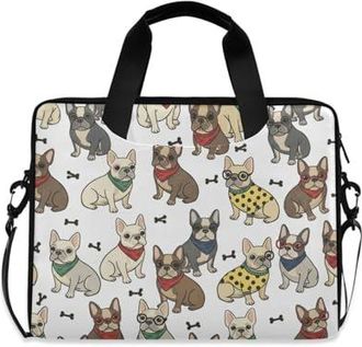 Alaza Sac pour ordinateur portable de 40,6 &agrave; 15,6 avec motif de chat mignon et dempreintes de pieds, sac pour ordinateur portable de 40,6 &agrave; 15,6 cm, sacoche